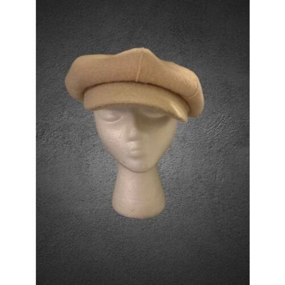 Scala | Accessories | Scala Pronto Beigecream Woolnewsboy Cap Cabbie ...